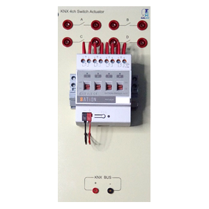 4-Channel Switch Actuator | KNX System | KNX Training | Qalmiz Enterprise